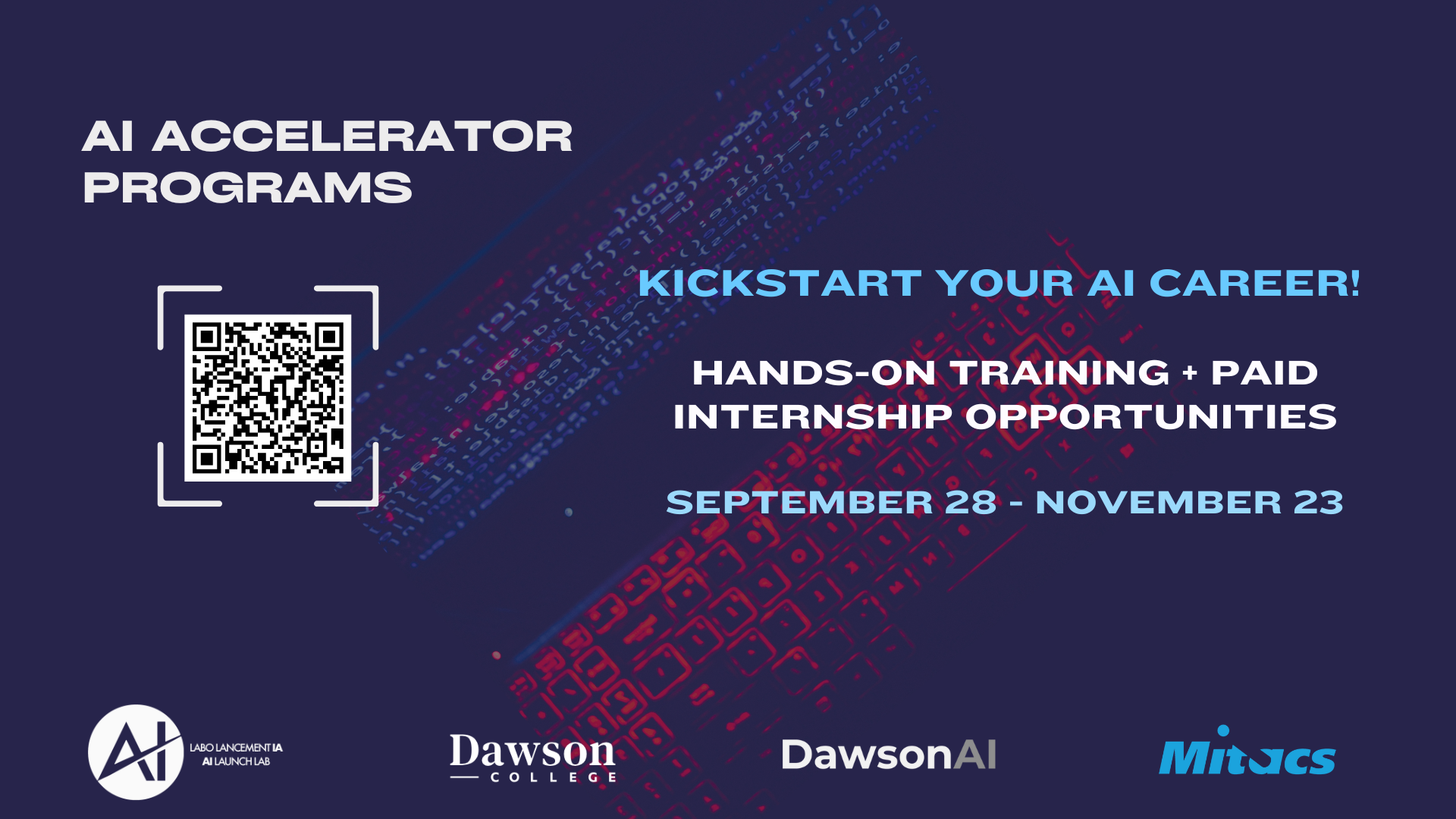 Programme d'accélération de l'IA - Dawson AI