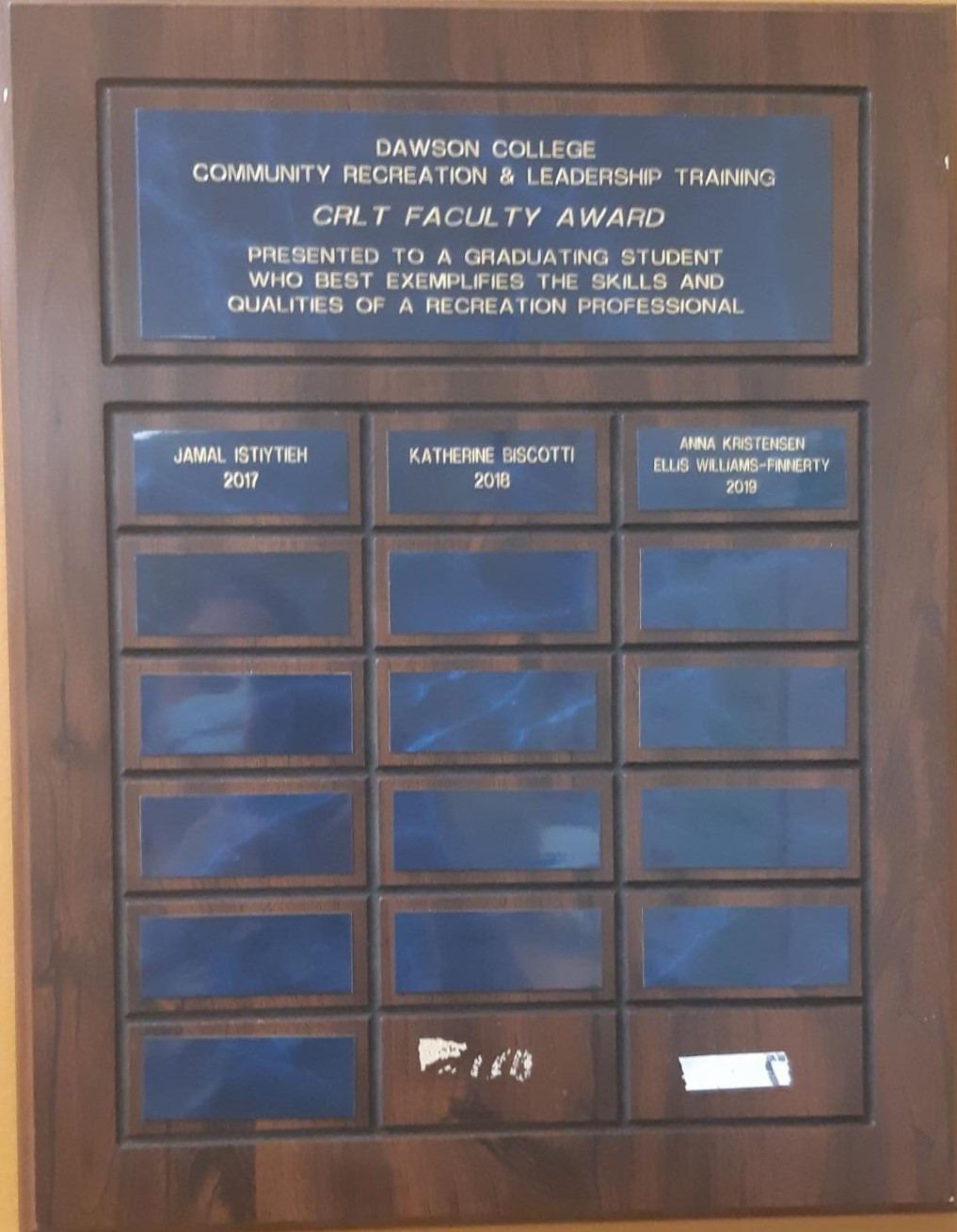 Scholarships – Community, Recreation and Leadership Training