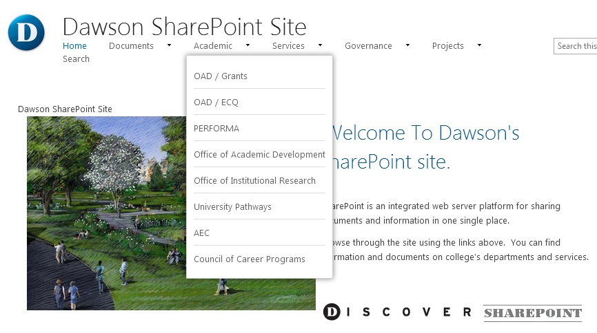 SharePoint overview – Information Systems and Technology
