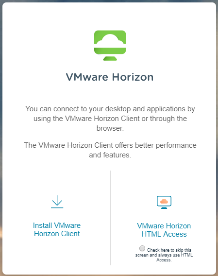 VMWare Horizon – Information Systems and Technology
