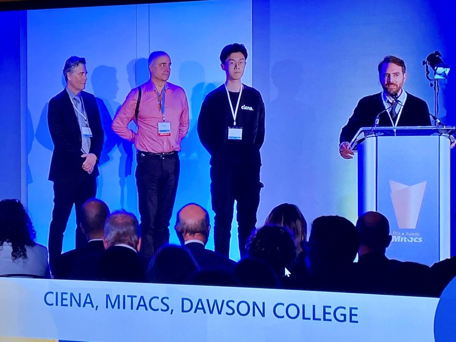 Mitacs honours Joel Trudeau and Dawson team – Newsroom