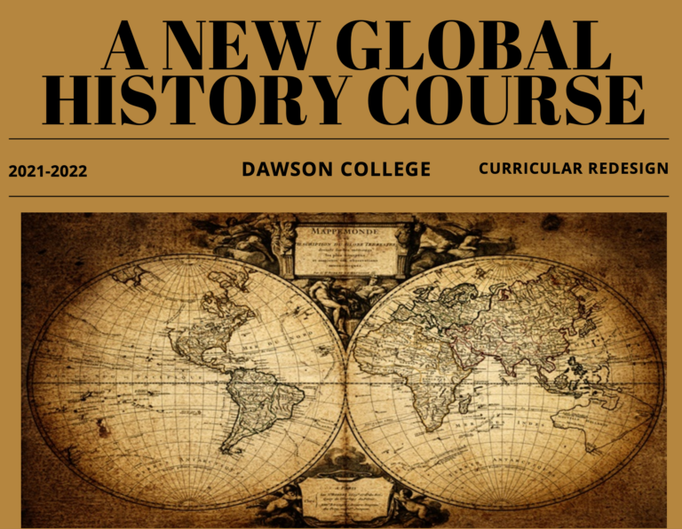 Designing New Global History Course – Fall 2021 – Writing in the ...